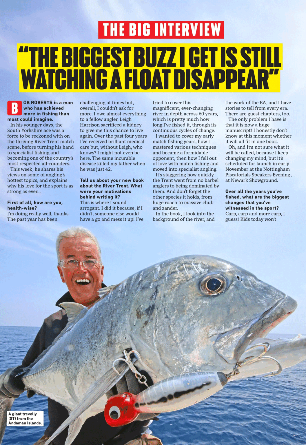 The Big Interview - Bob Roberts – Fishing information for the complete ...
